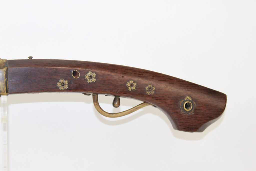 Silver Inlaid Japanese Tanegashima Matchlock Arquebus C&R Antique014 ...