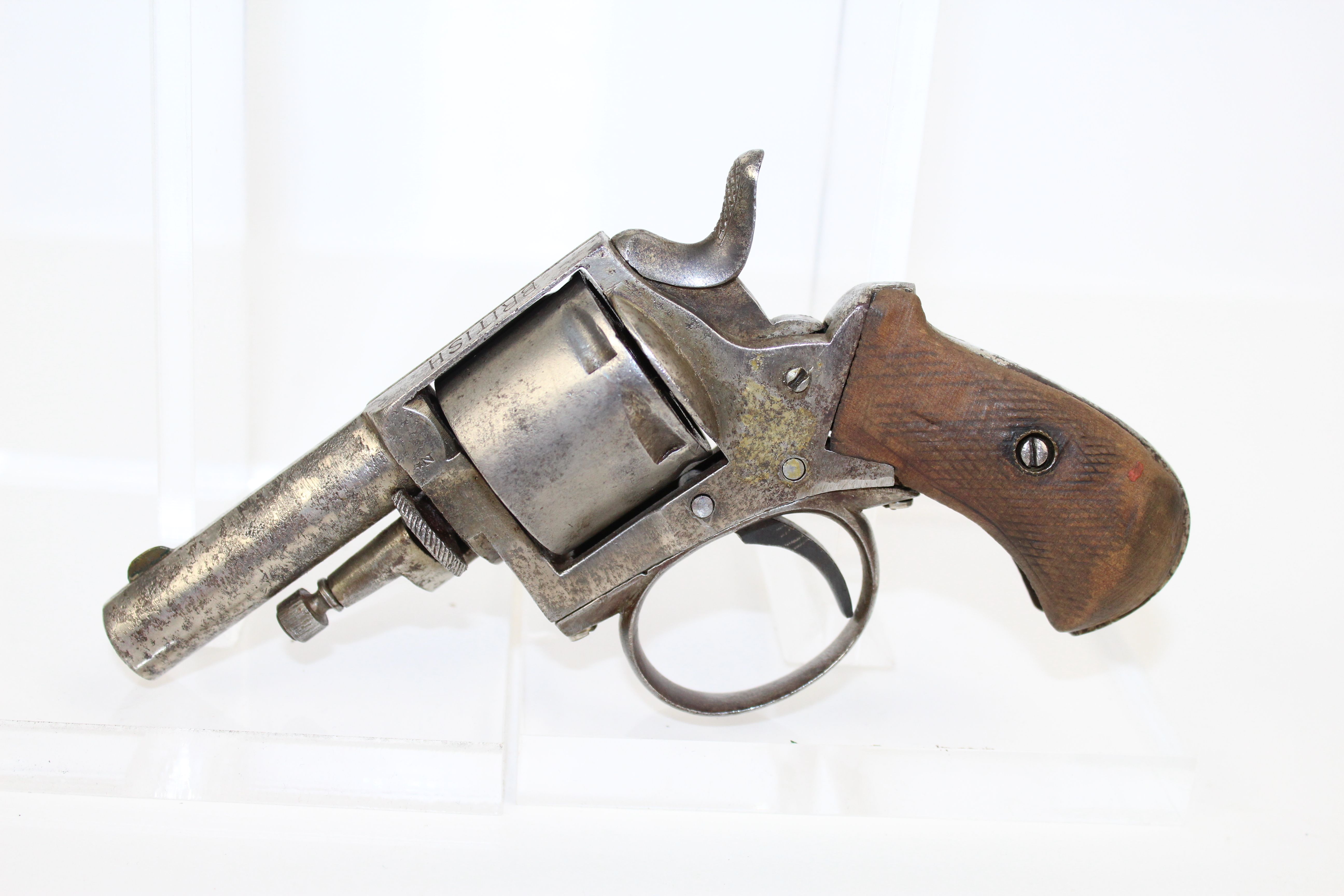 Belgian British Bull Dog Double Action Revolver C&R Antique001 ...