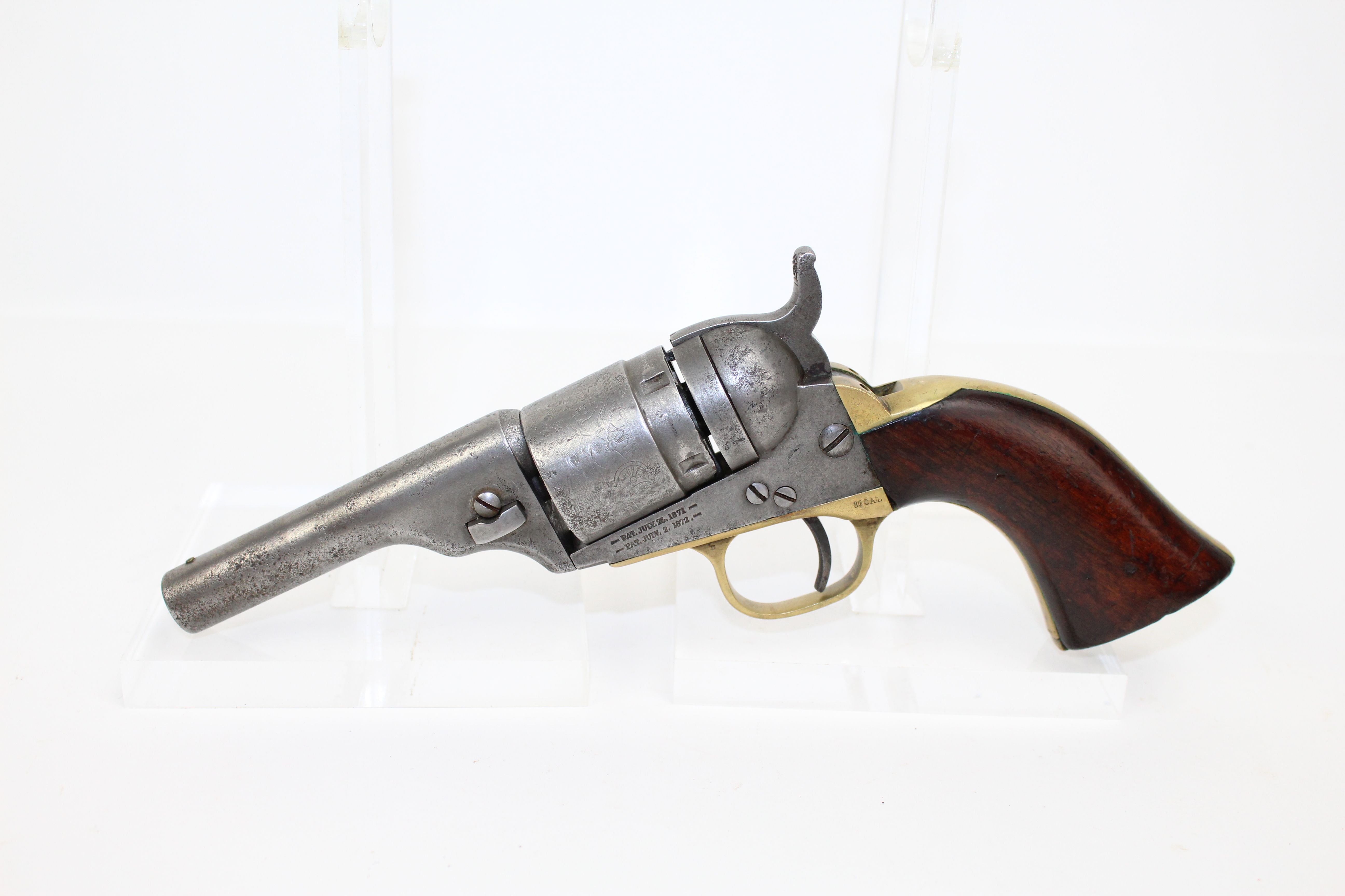 Colt Round Barrel Pocket MOdel Conversion Revolver C&R Antique001 ...