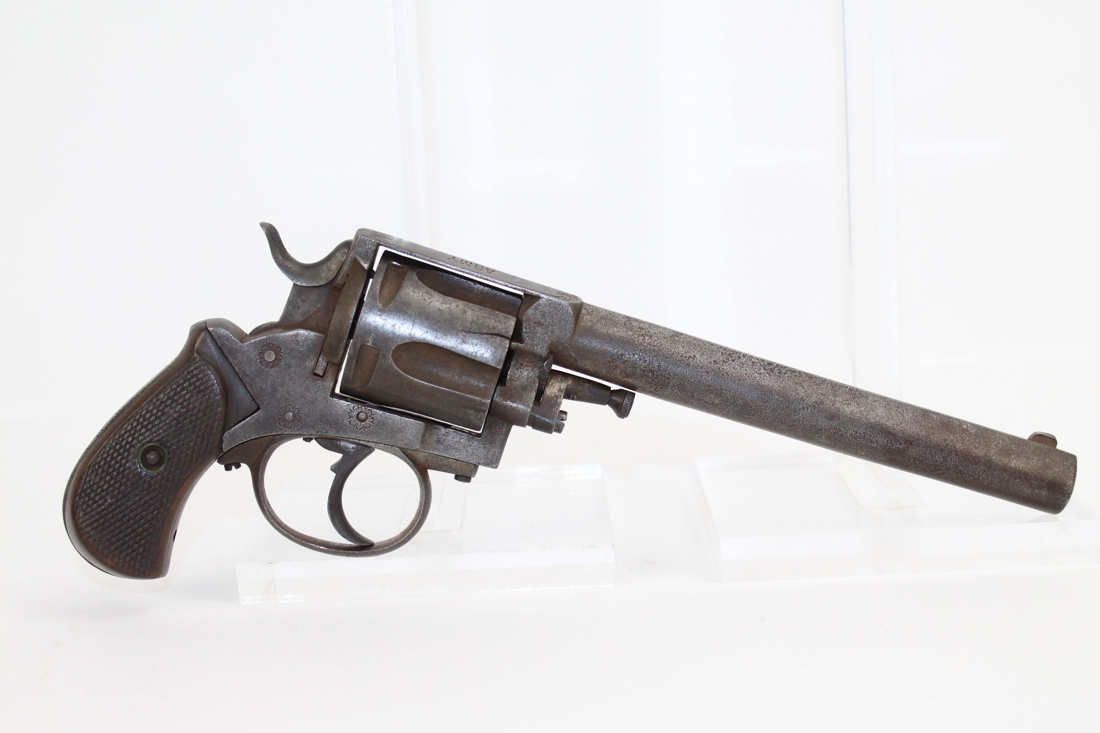 Engraved Belgiam Army Bulldog Revovler C&R Antique010 | Ancestry Guns