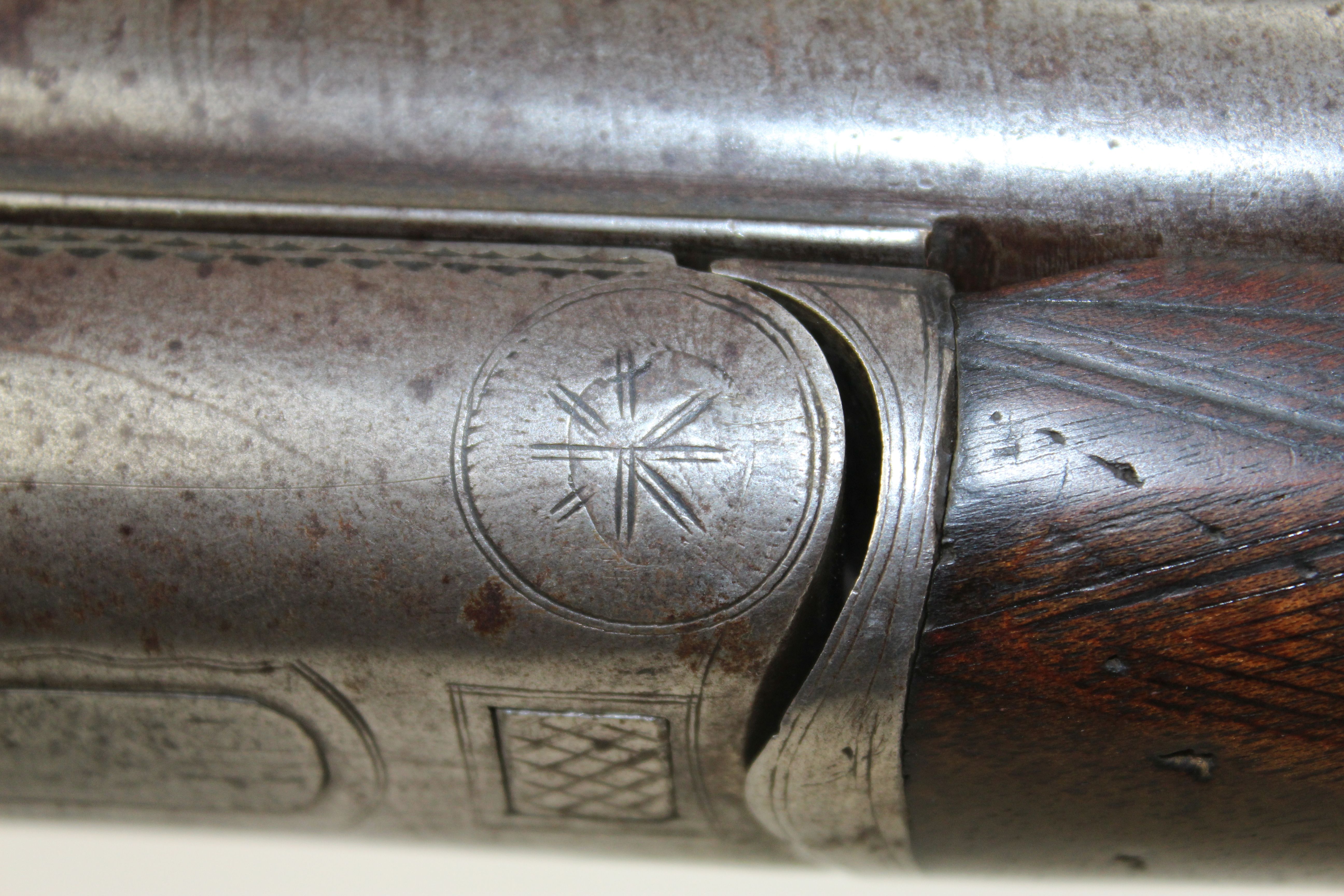 Engraved J. Manton & Co. Side Lever Shotgun C&R Antique011 | Ancestry Guns
