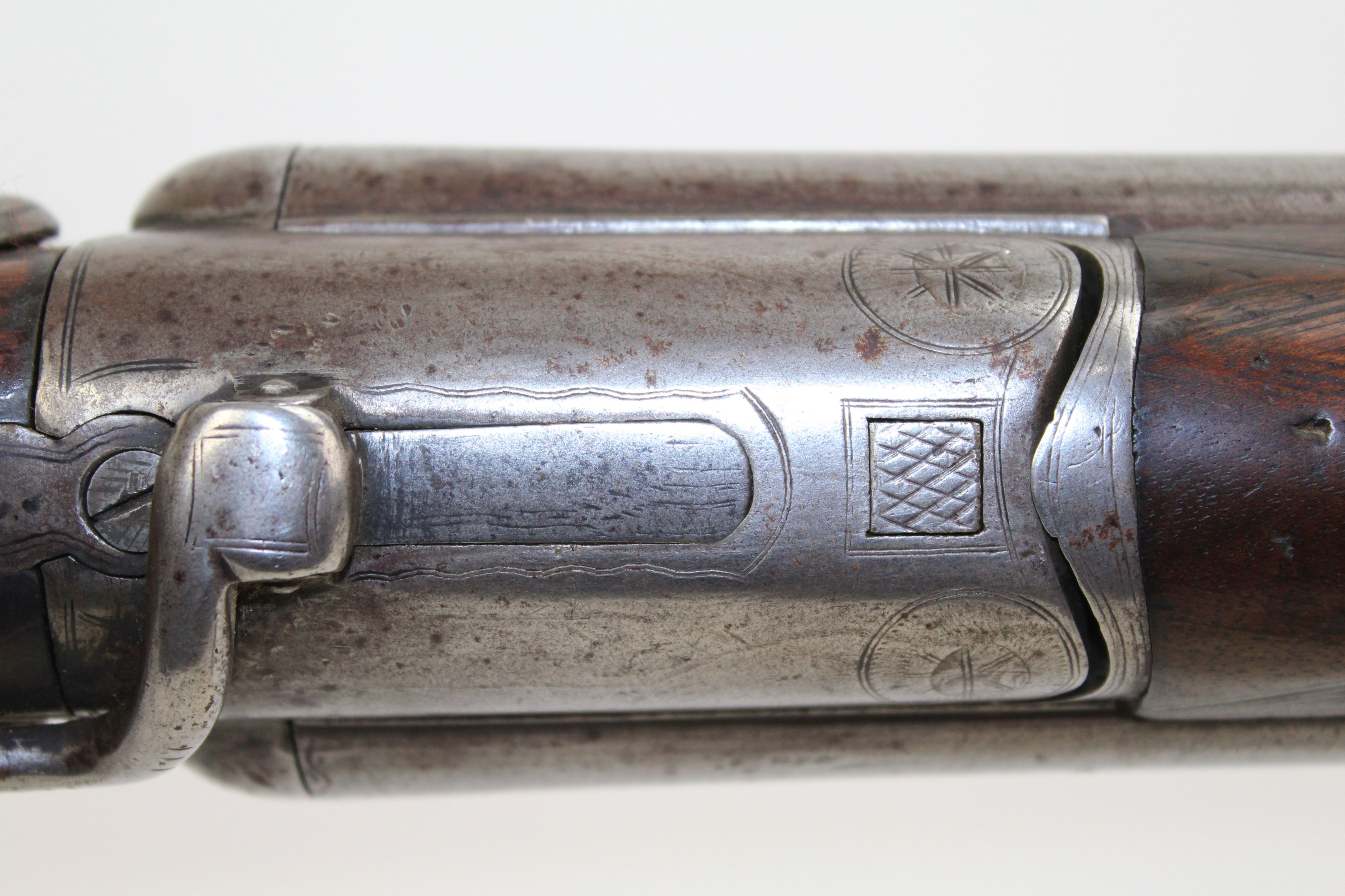 Engraved J. Manton & Co. Side Lever Shotgun C&R Antique012 | Ancestry Guns