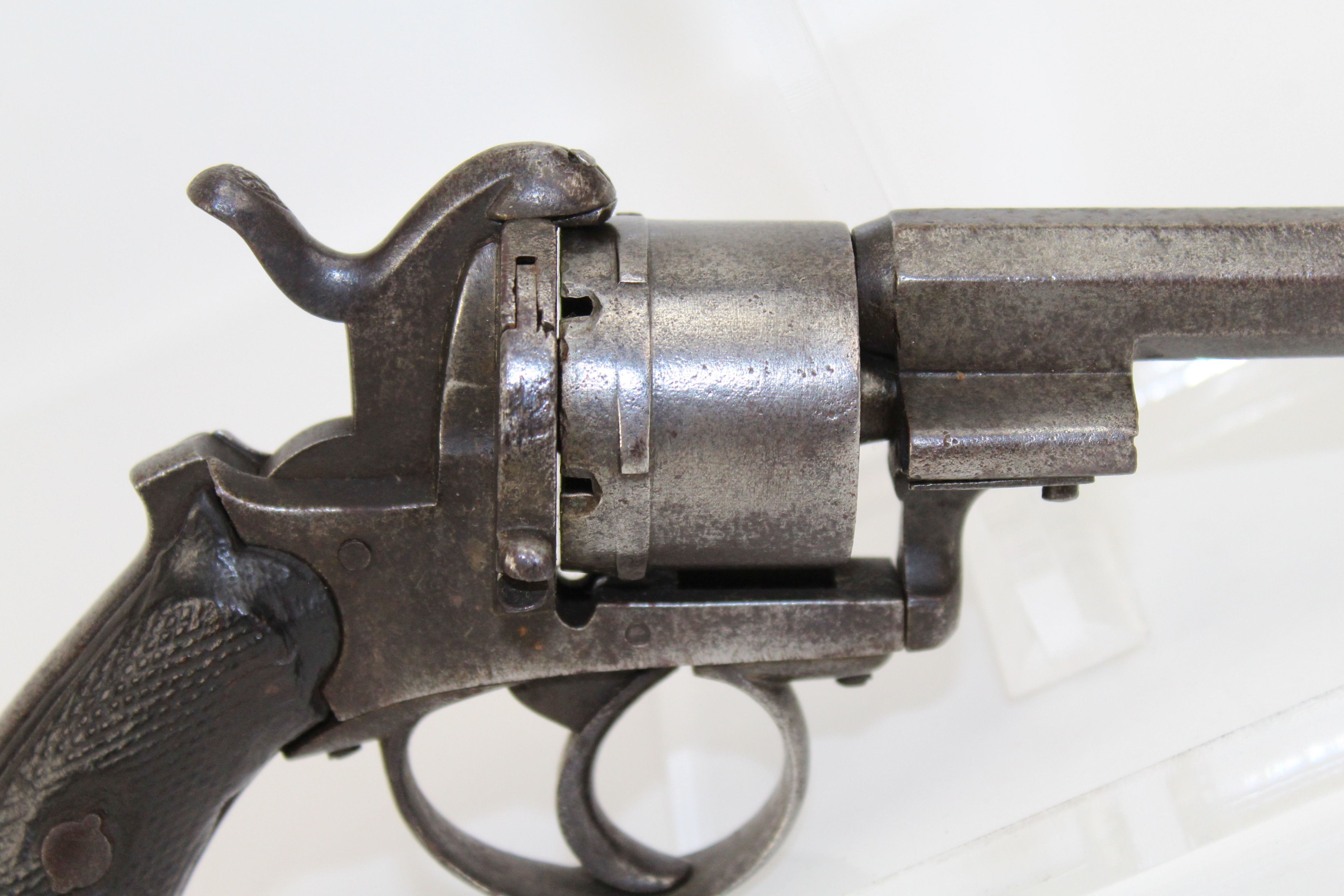Liege Proofed Pinfire Revolver C&R Antique008 | Ancestry Guns