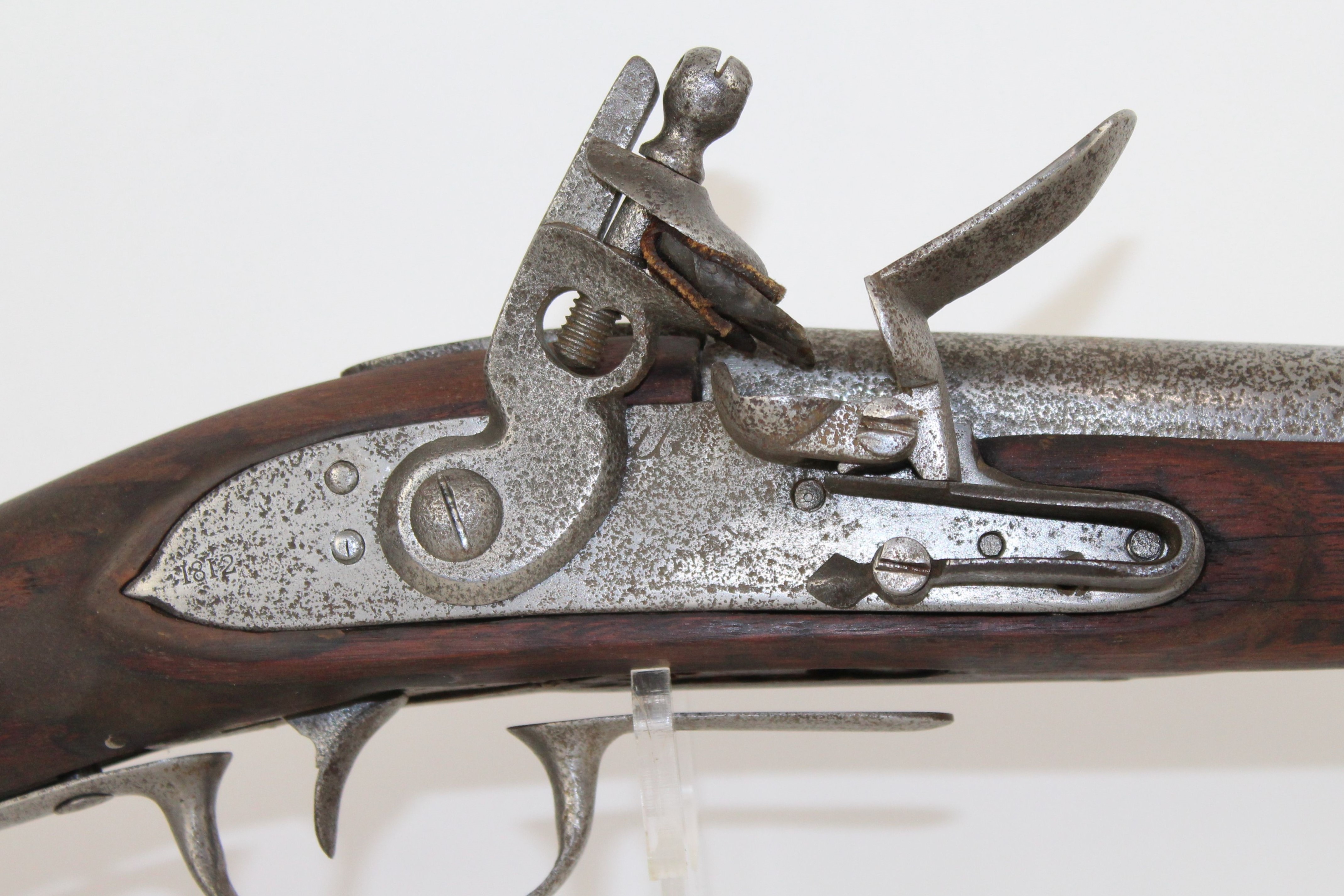 Springfield Model 1795 Flintlock Musket Dated 1812 C&R Antique004 ...