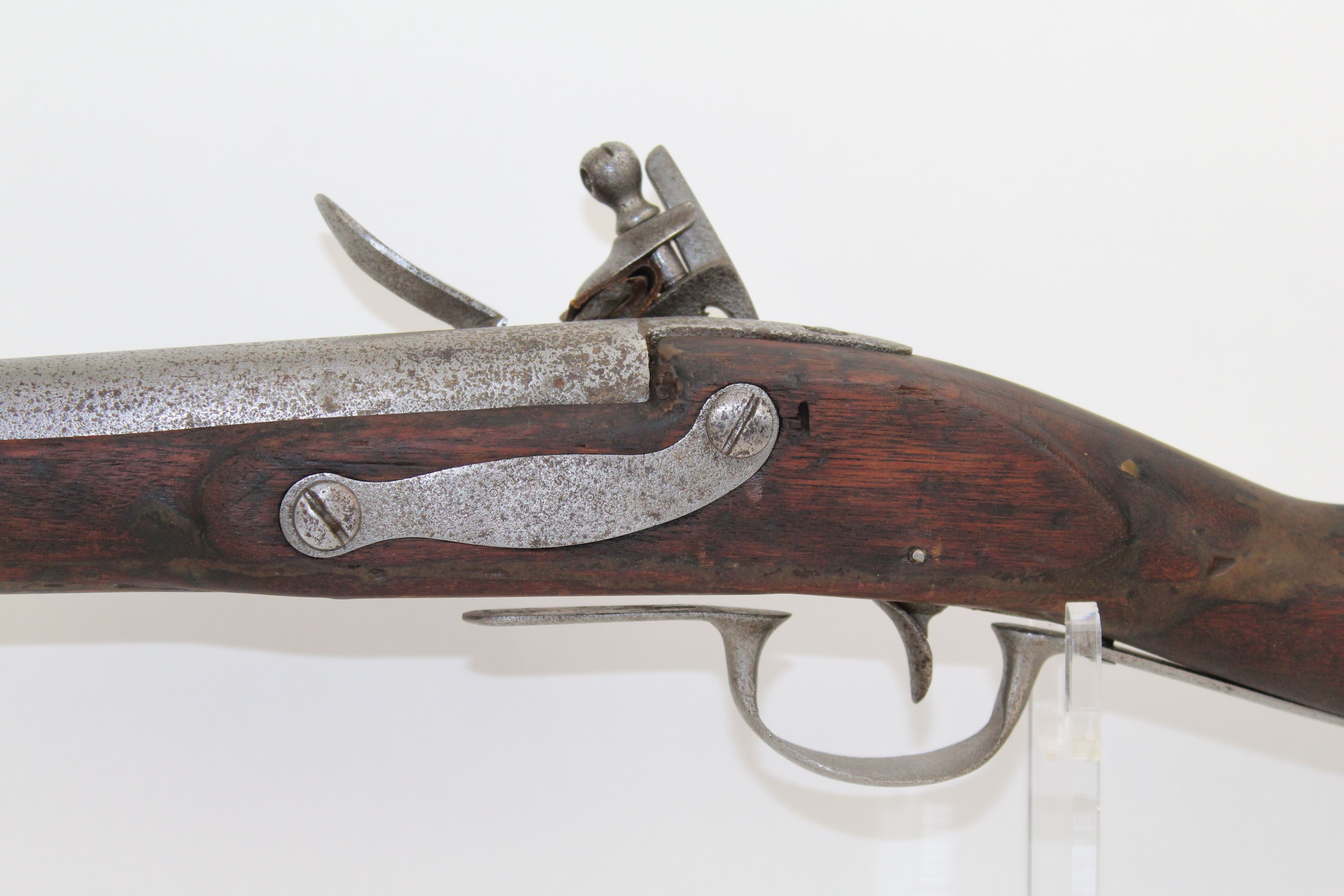Springfield Model 1795 Flintlock Musket Dated 1812 C&R Antique012 ...
