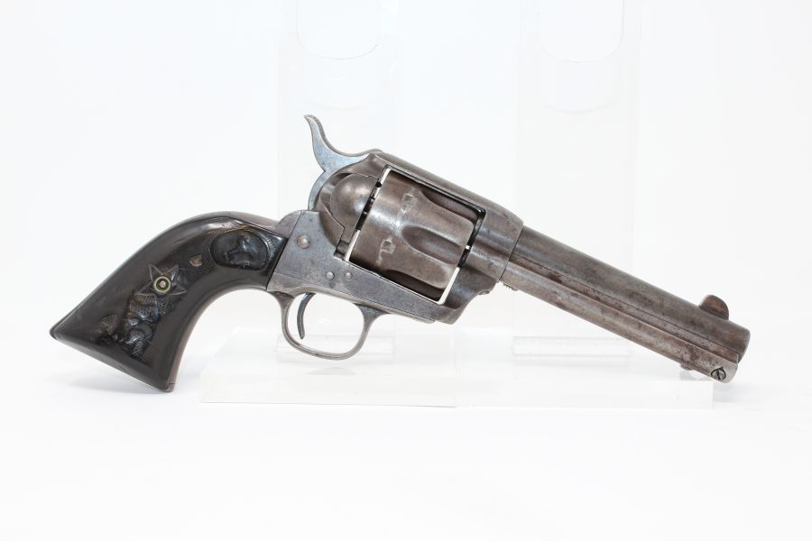 Antique Colt Single Action Army Revolver with U.S. Inspection Marks C&R ...