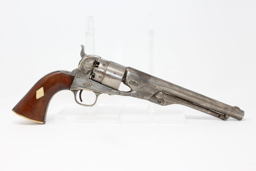Late Colt Model 1860Army Percussion Revolver C&R Antique010 | Ancestry Guns