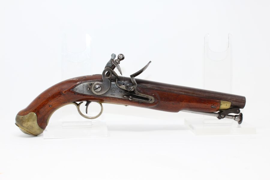British New Land Pattern Flintlock Pistol C&R Antique001 | Ancestry Guns