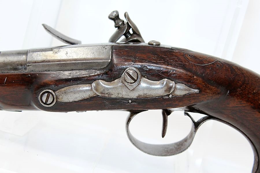 French Style Cannon Barrel Pocket Pistol wtih Silver Wire Inlays C&R ...