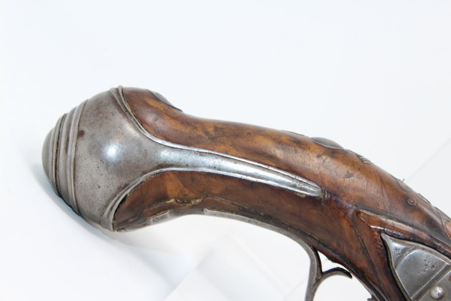 F. Rammni Signed Wire Inlaid Flintlock Pistol C&R Antique002 | Ancestry ...