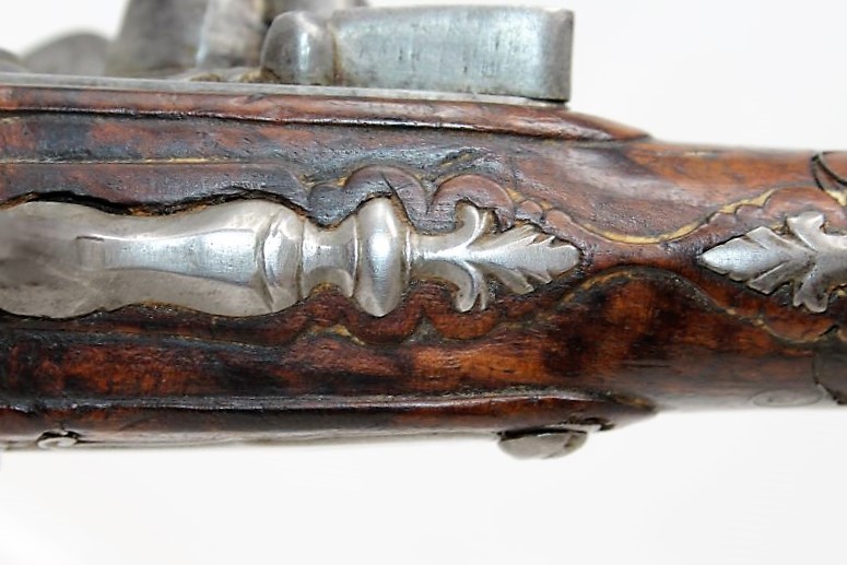 F. Rammni Signed Wire Inlaid Flintlock Pistol C&R Antique006 | Ancestry ...