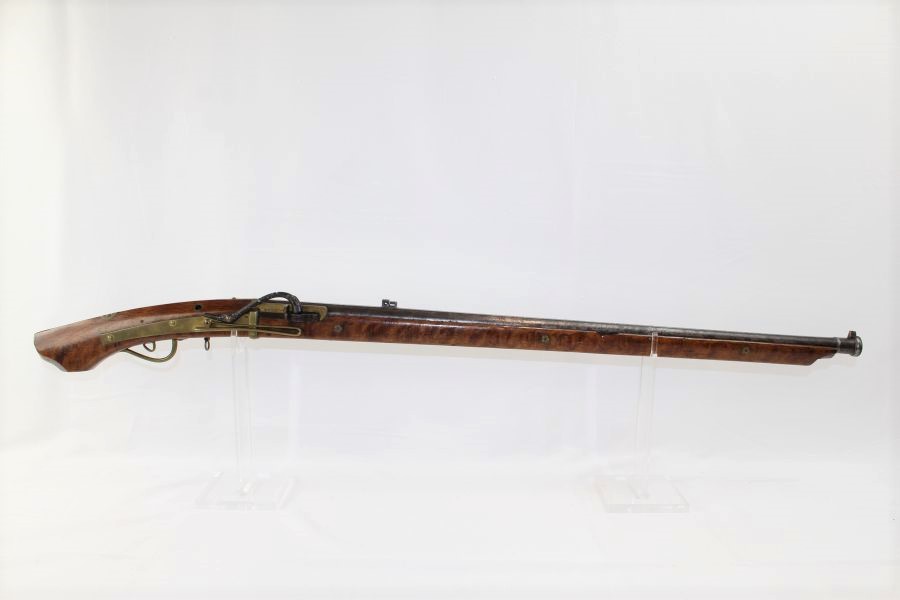 Japanese Tanegashima Matchlock Arquebus with Silver Inlays Including a ...