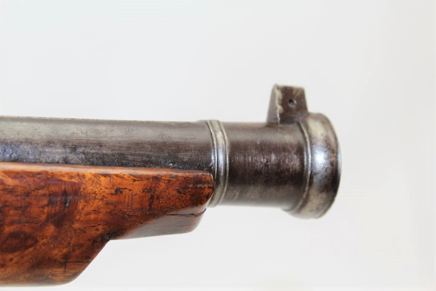 Japanese Tanegashima Matchlock Arquebus with Silver Inlays Including a ...
