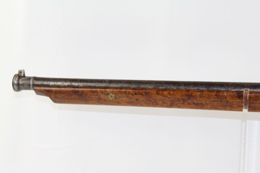 Japanese Tanegashima Matchlock Arquebus with Silver Inlays Including a ...