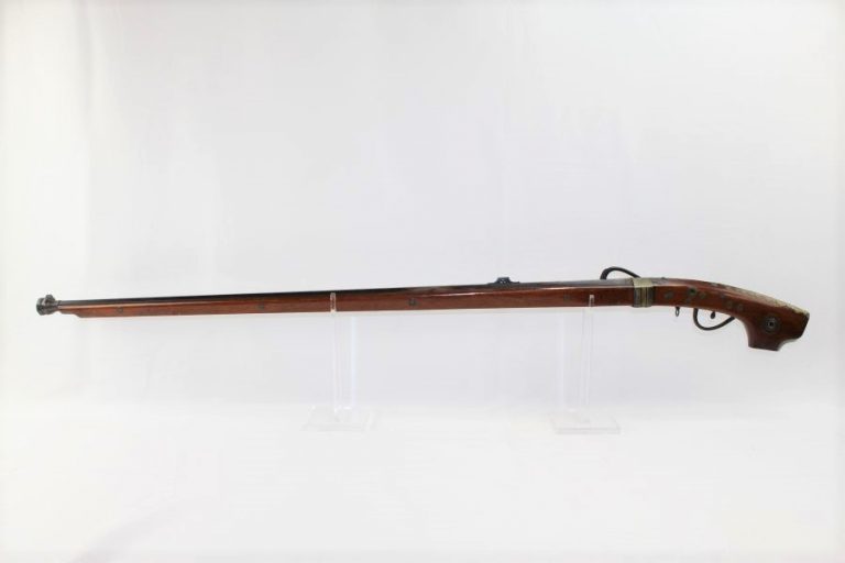 Ornate Engraved Japanese Tanegashima Matchlock Arquebus with Silver ...