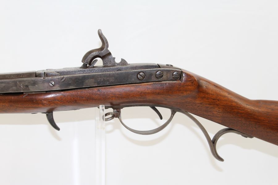 U.S. Harpers Ferry Model 1819 Hall Breech Loading Percussion Conversion ...