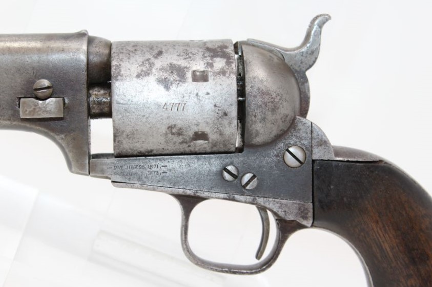 Colt Model 1871 1872 Open Top Revolver C&R Antique003 | Ancestry Guns