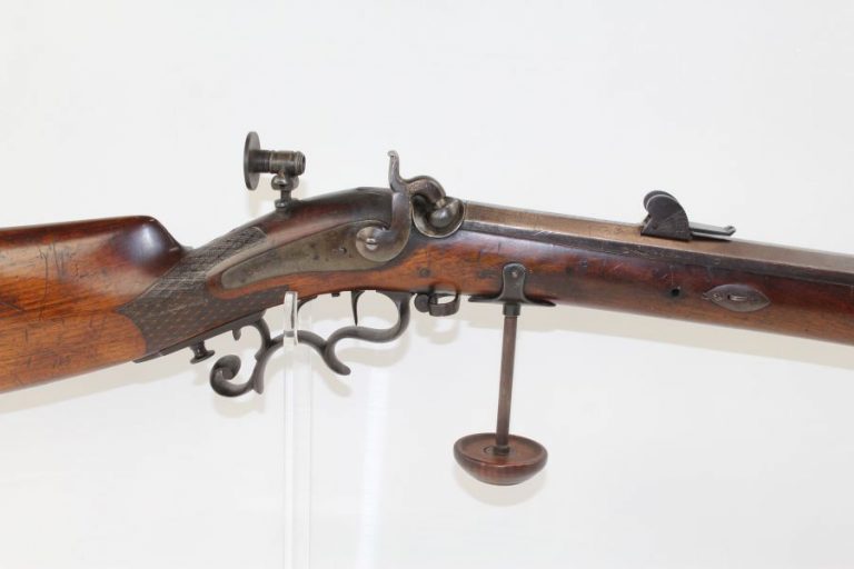 P. Mueller Percussion Target Rifle with False Muzzle and Palm Rest C&R ...