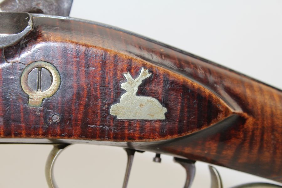 German Silver Mounted Enterprise Gun Works Half Stock Target Rifle with ...