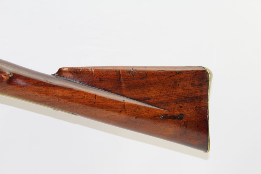 India Pattern Brown Bess Flintlock Musket with Bayonet C&R Antique011 ...