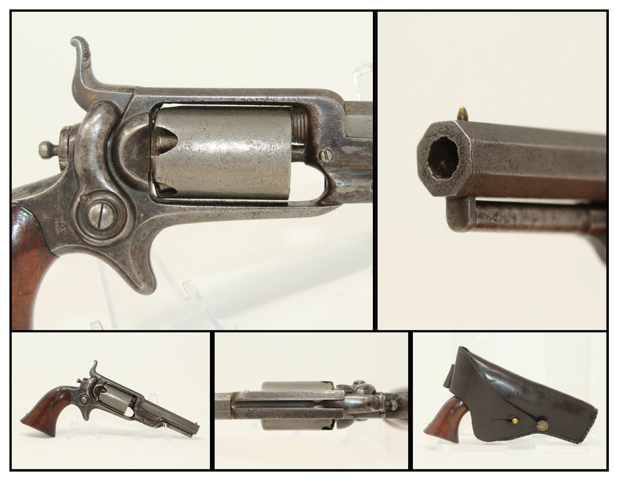 Collage Colt Model 1855 Pocket Revolver | Ancestry Guns