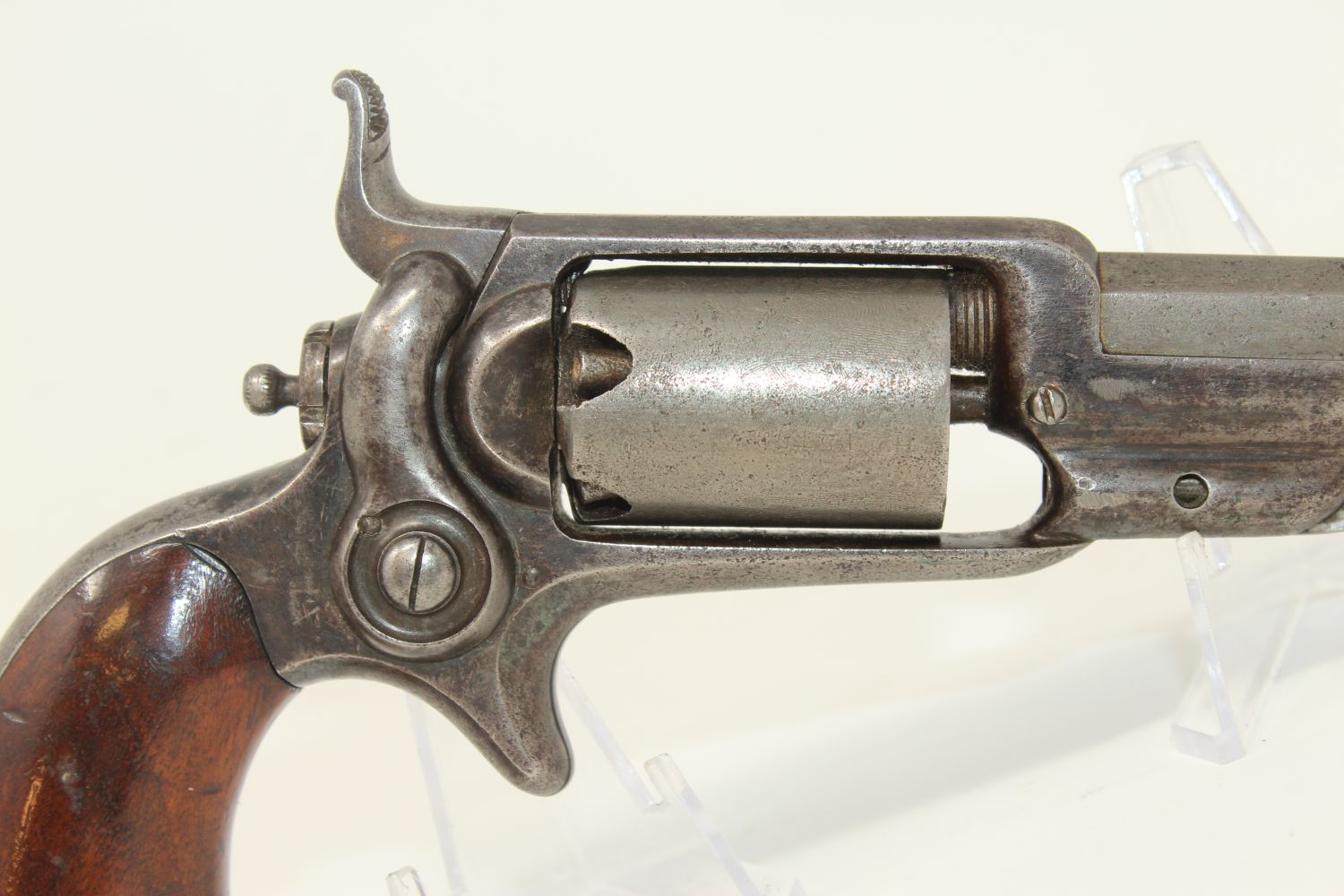 Colt Model 1855 Pocket Revolver with Holster C&R Antique006 | Ancestry Guns