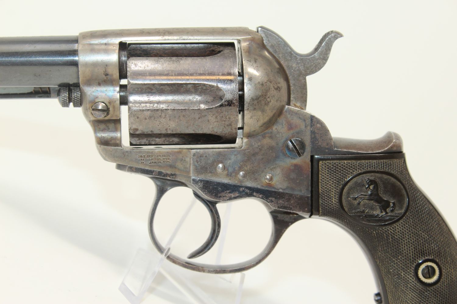 Colt Model 1877 Lightning Revolver with Case C&R Antique005 | Ancestry Guns