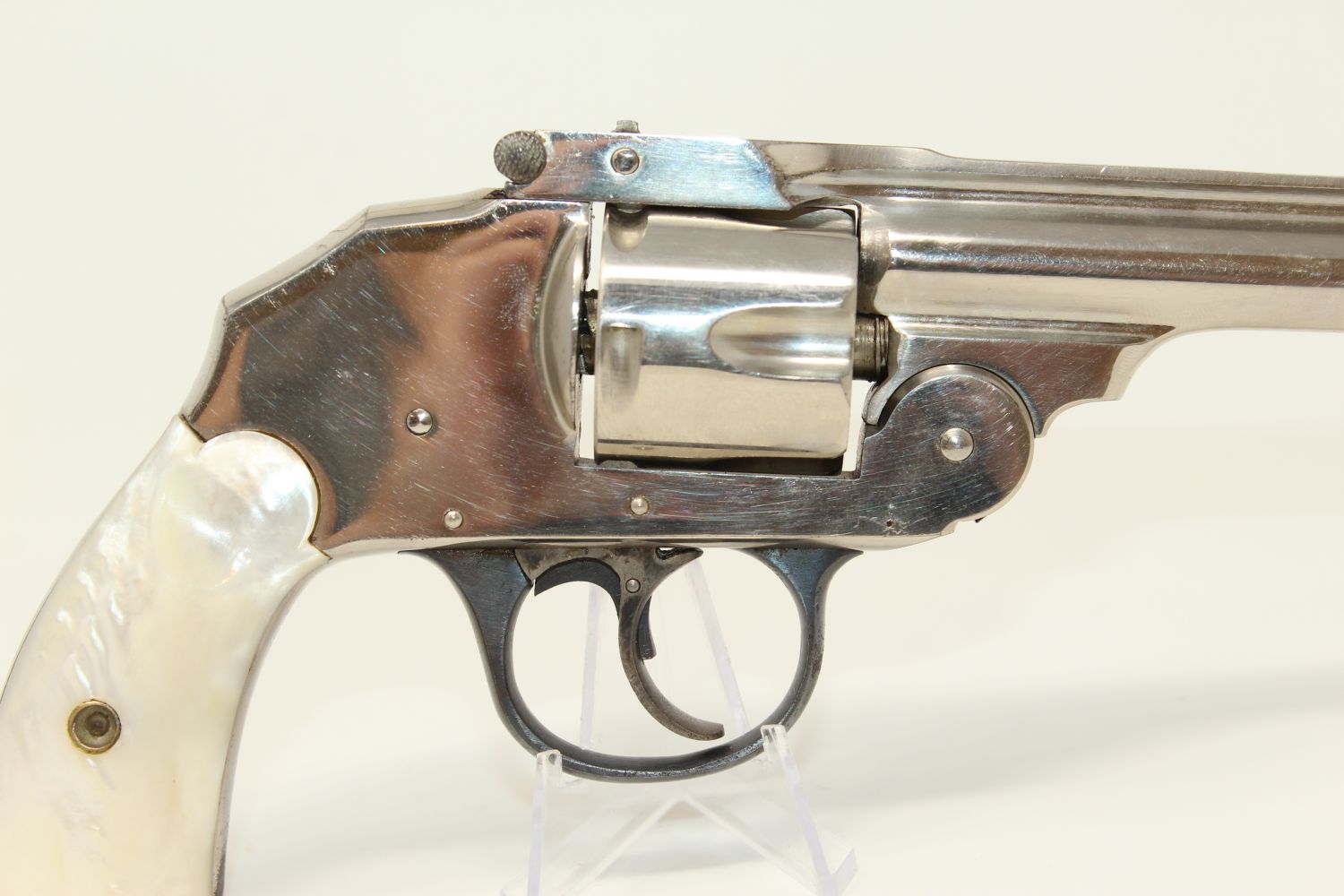 Iver Johnson Second Model Safety Hammerless Revolver with Pearl Grips C ...