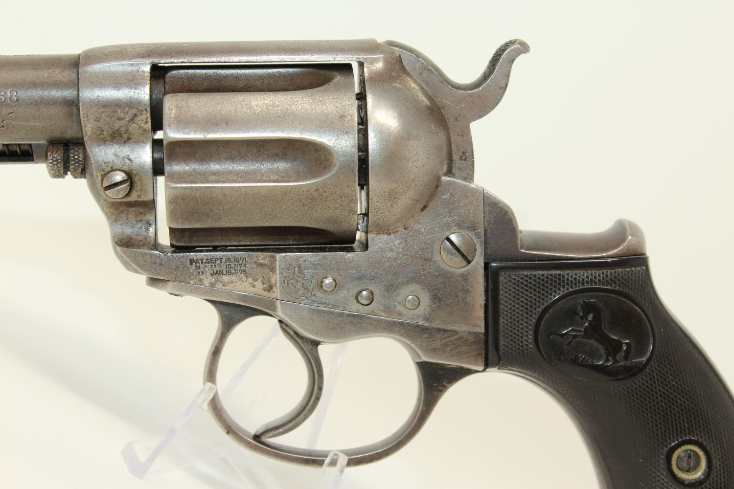 Colt Sheriff’s Thunderer Model 1877 Etched Panel Revolver wtih Holster ...