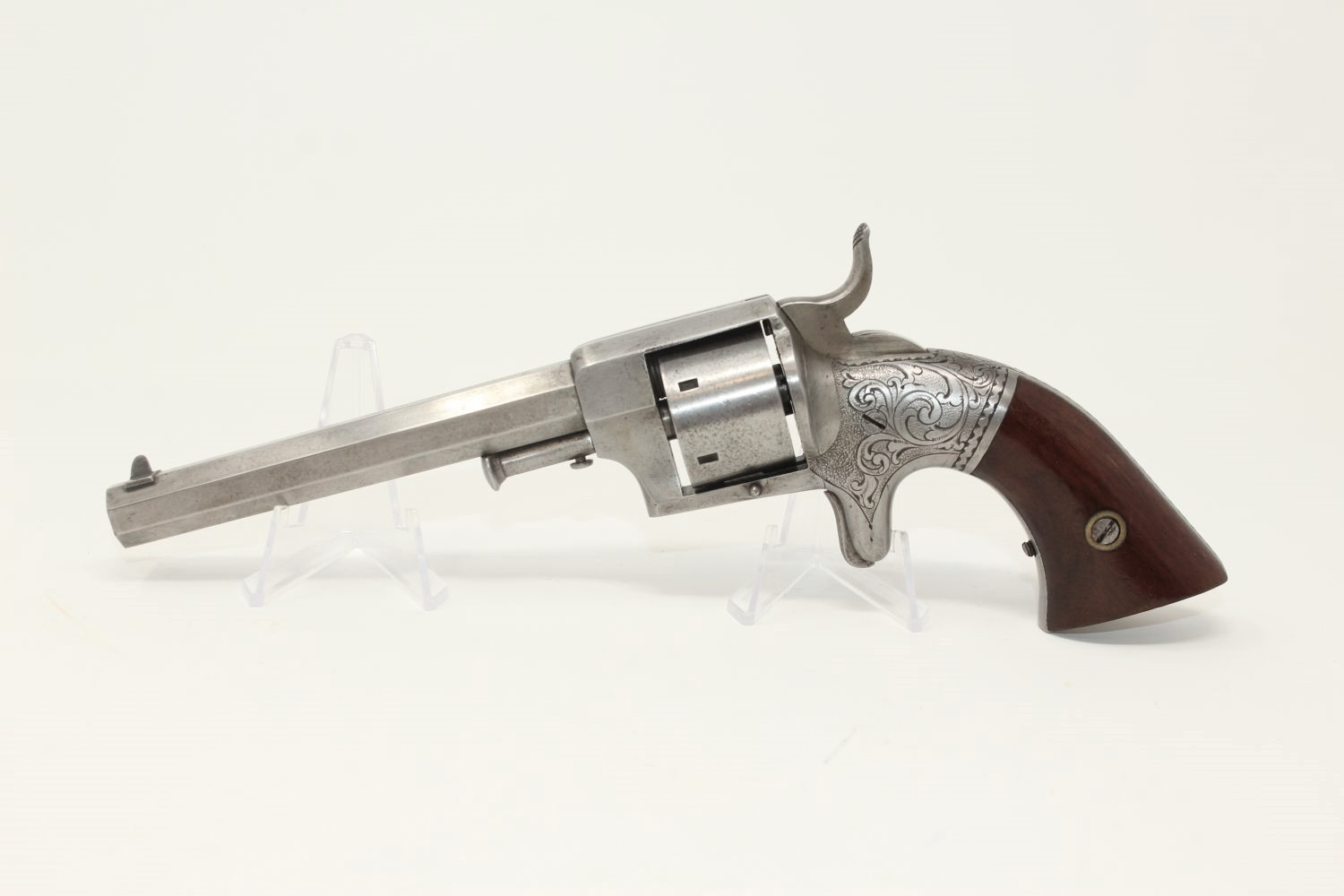 Engraved Bacon Mfg. Co. Revolver with Box C&R Antique003 | Ancestry Guns
