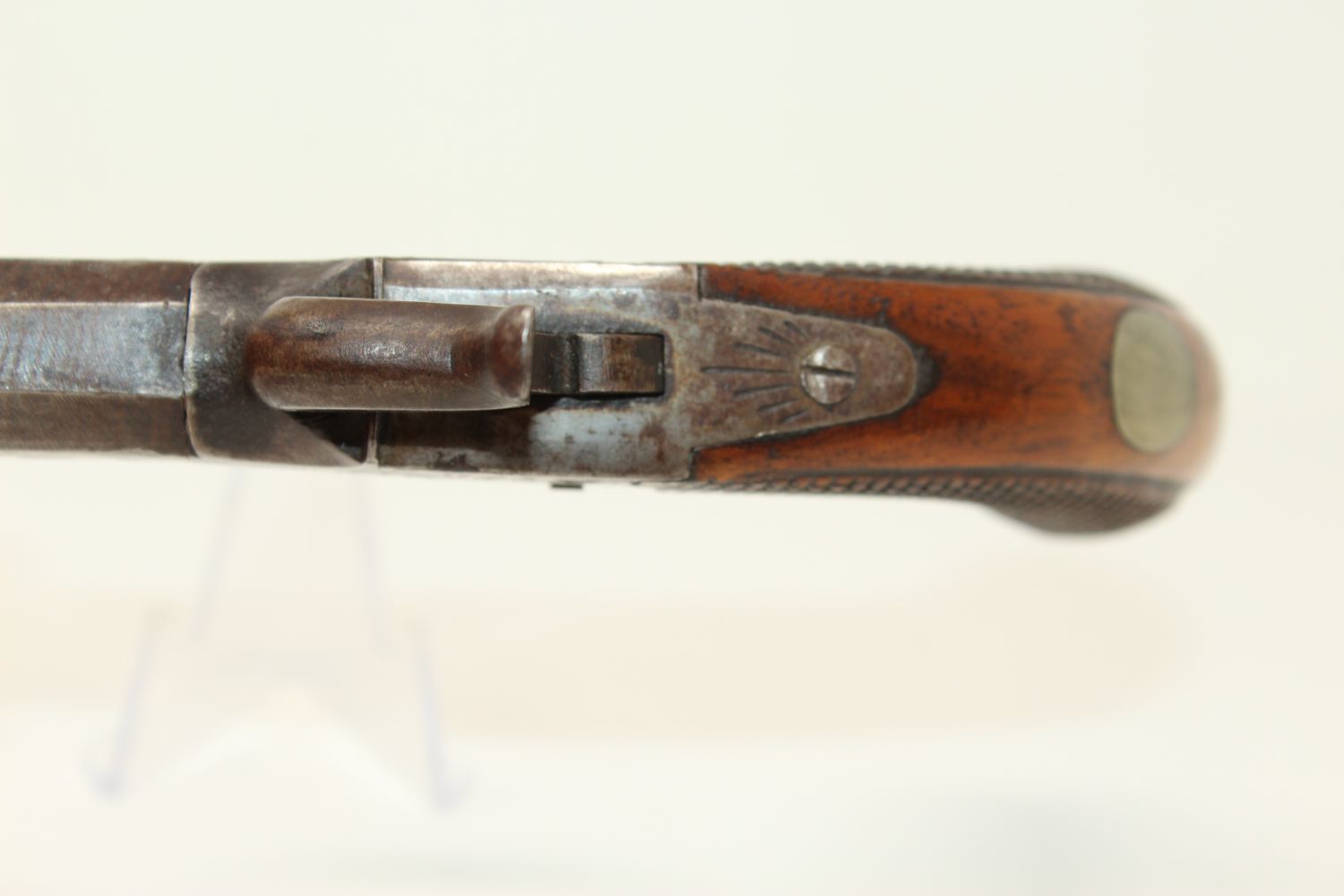 Engraved Breech Loading Pistol C&R Antique006 | Ancestry Guns