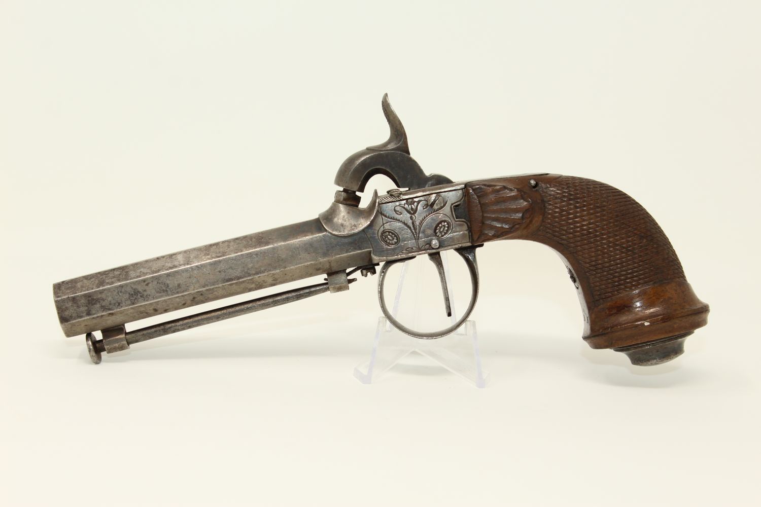 Engraved European Percussion Pistol C&R Antique001 | Ancestry Guns