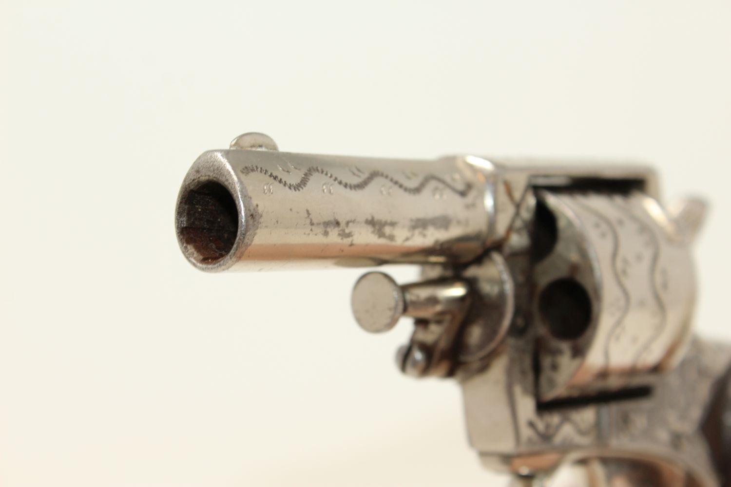 Engraved Liege Proofed British Bulldog Revolver C&R Antique009 ...