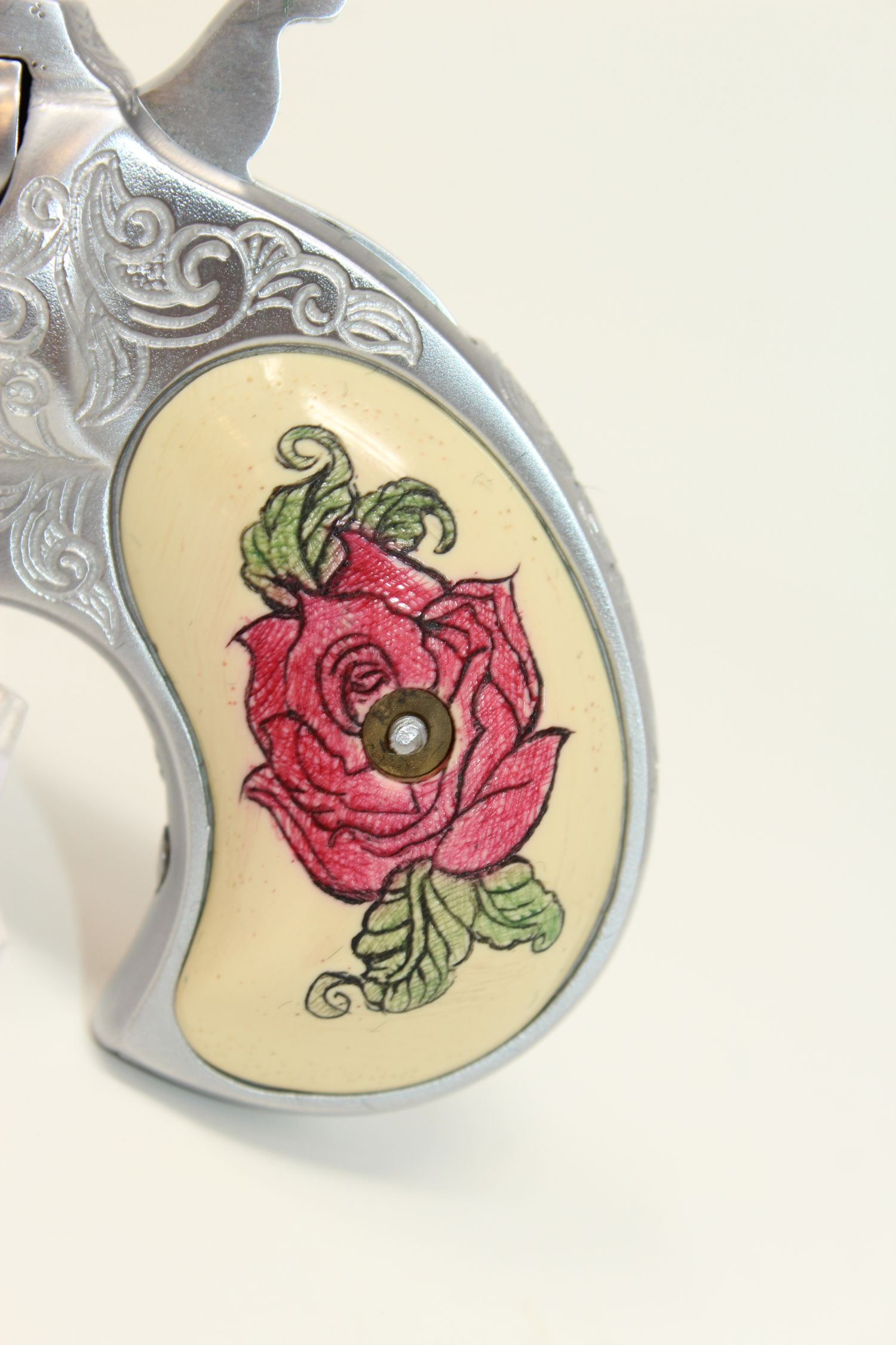 Engraved Remington Derringer wtih Case C&R Antique004 | Ancestry Guns