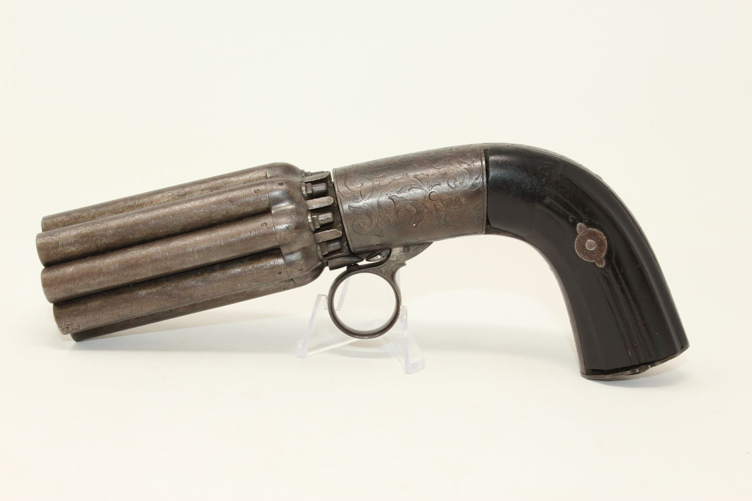 Medium Sized Mariette Brevette Pepperbox C&R Antique002 | Ancestry Guns