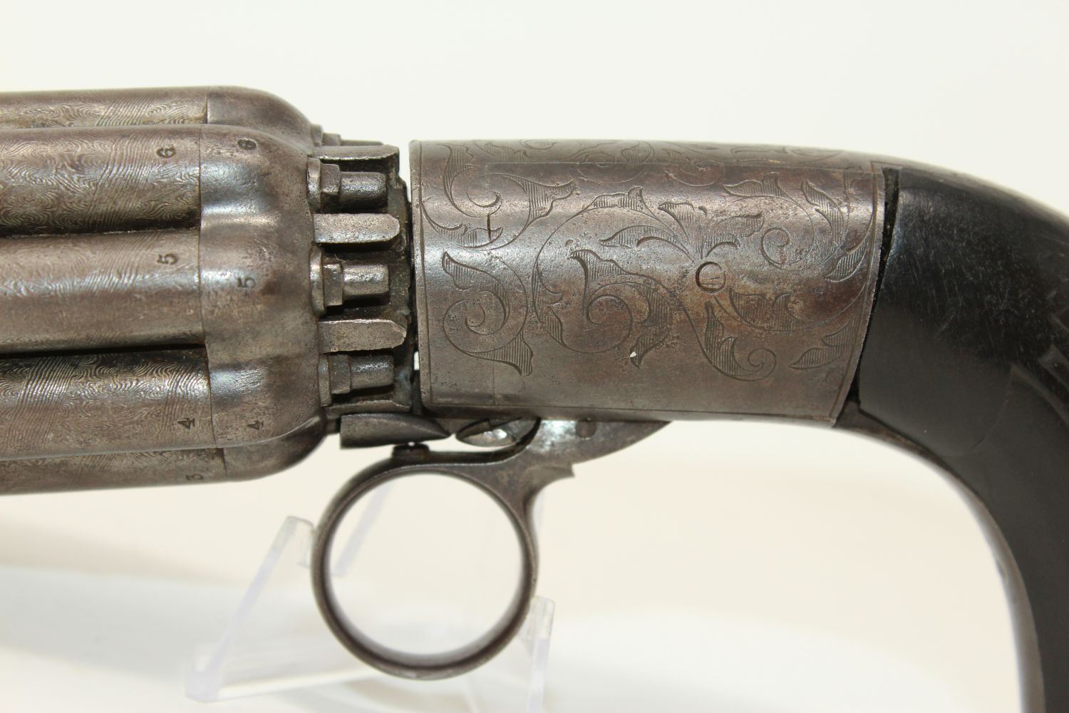 Medium Sized Mariette Brevette Pepperbox C&R Antique004 | Ancestry Guns