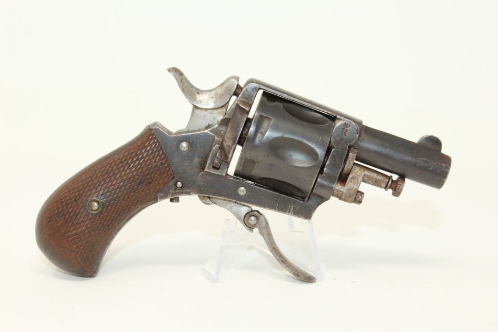 belgian Folding Trigger Double Action Revolver C&R Antique015 ...