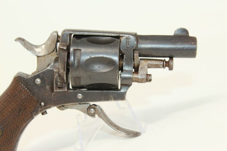 belgian Folding Trigger Double Action Revolver C&R Antique017 ...
