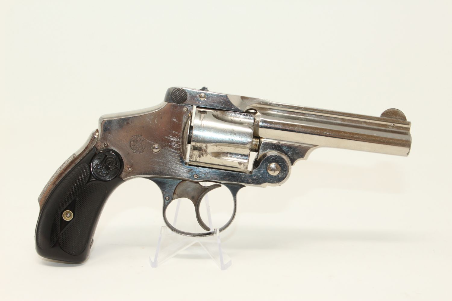 Smith & WEsson .38 Safety Hammerless Fourth Model Revolver C&R ...