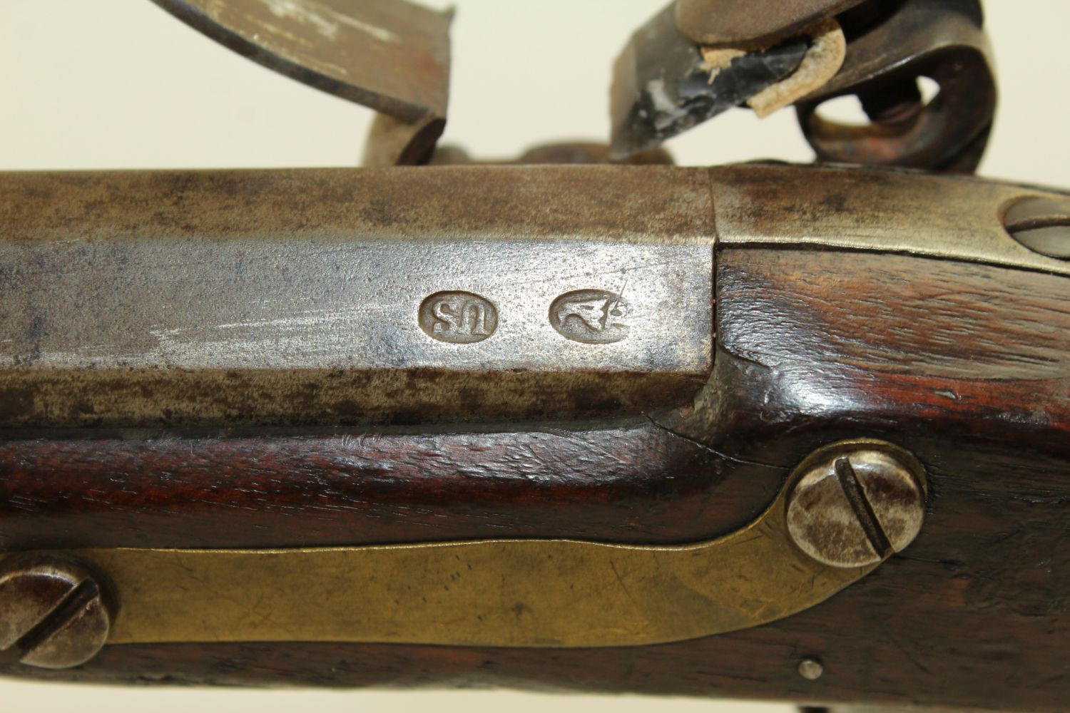 Smooth Bored U.S. Harpers Ferry Model 1803 Flintlock Rifle C&R ...