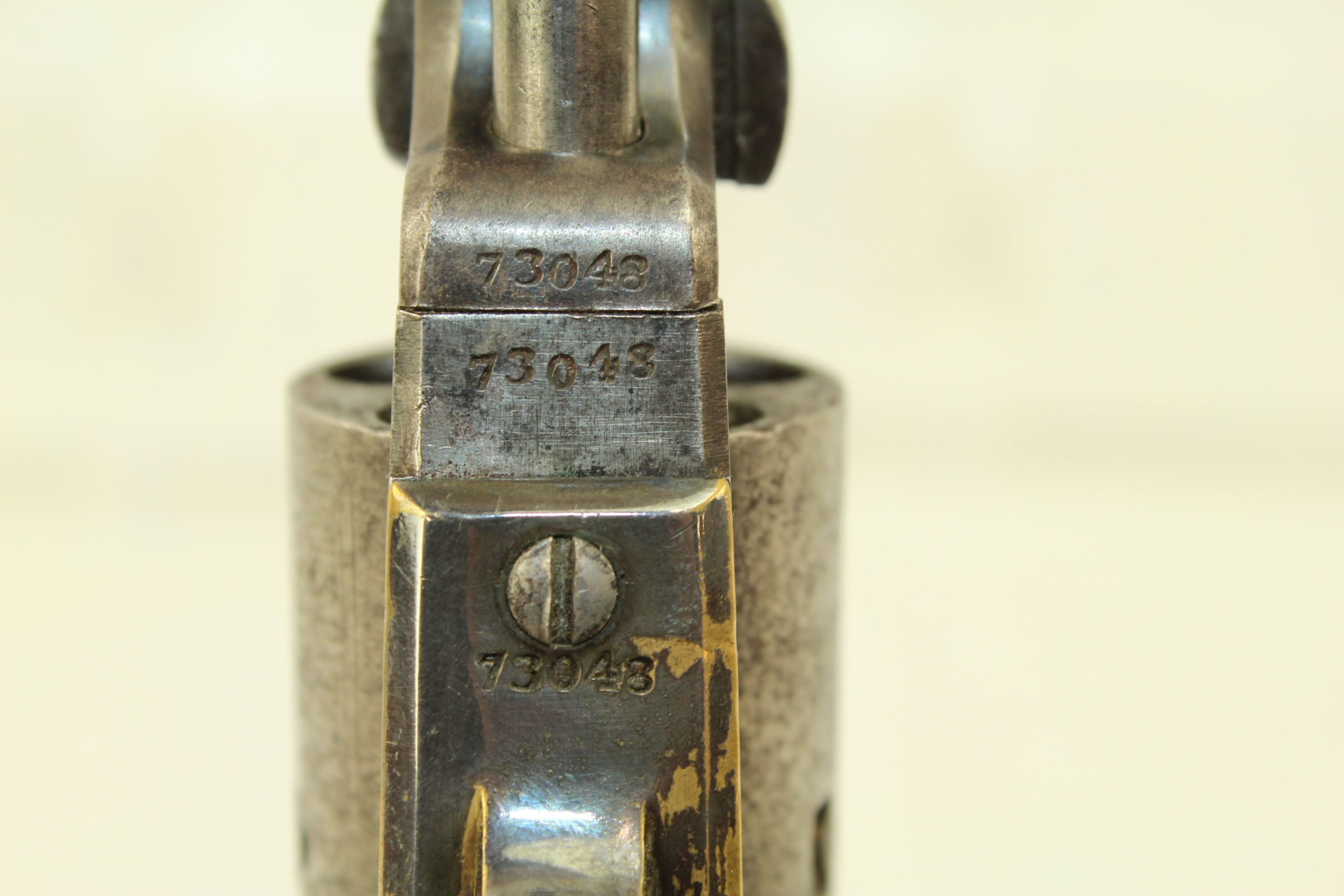 Antique Colt 1849 Pocket Revolver Fort Abraham Lincoln Dakota Civil War ...