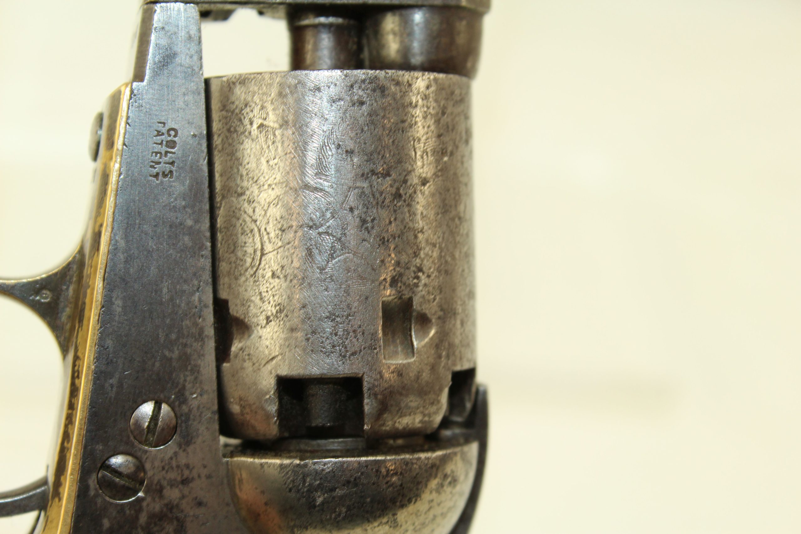 Antique Colt 1849 Pocket Revolver Fort Abraham Lincoln Dakota Civil War ...