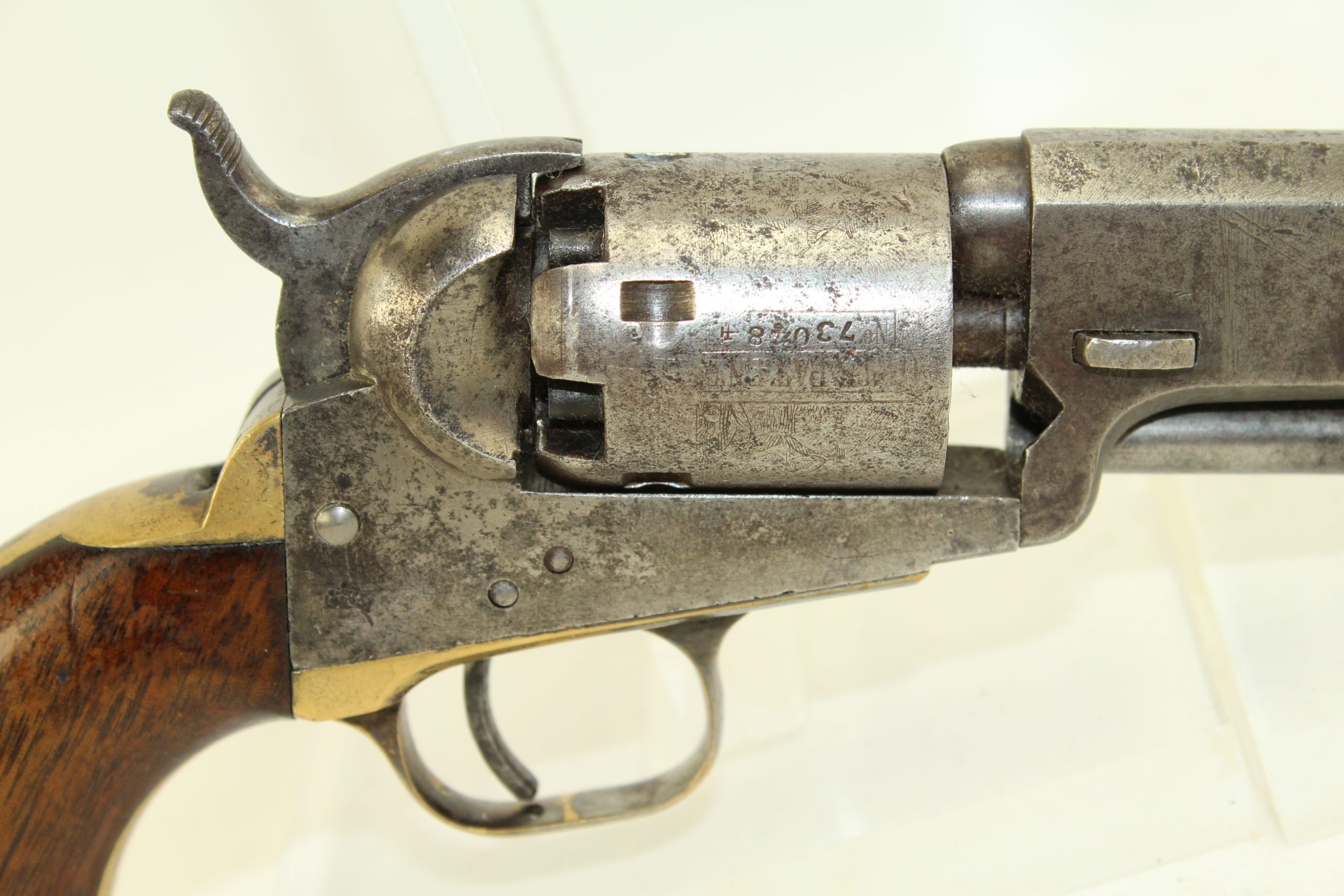 Antique Colt 1849 Pocket Revolver Fort Abraham Lincoln Dakota Civil War ...