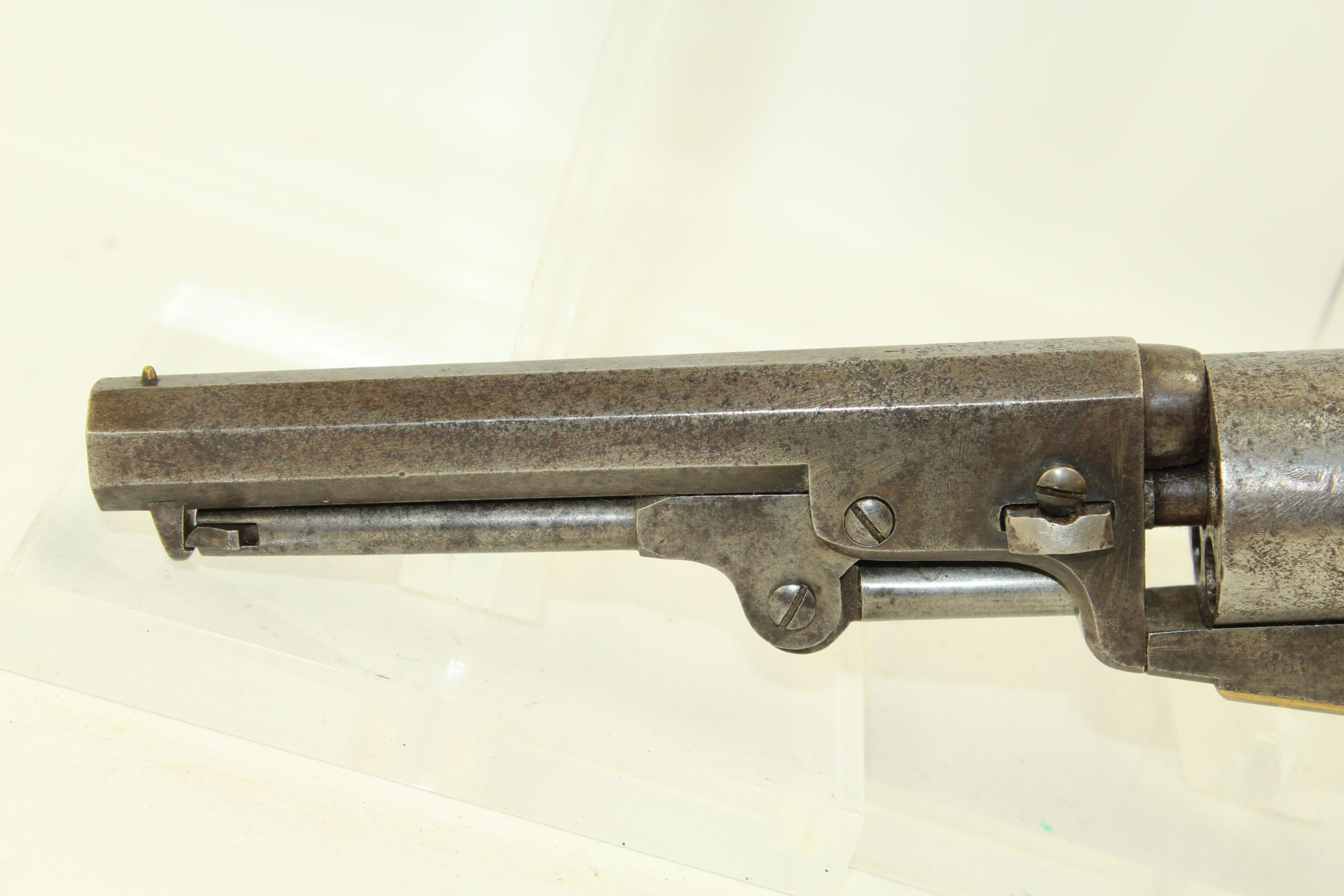 Antique Colt 1849 Pocket Revolver Fort Abraham Lincoln Dakota Civil War ...