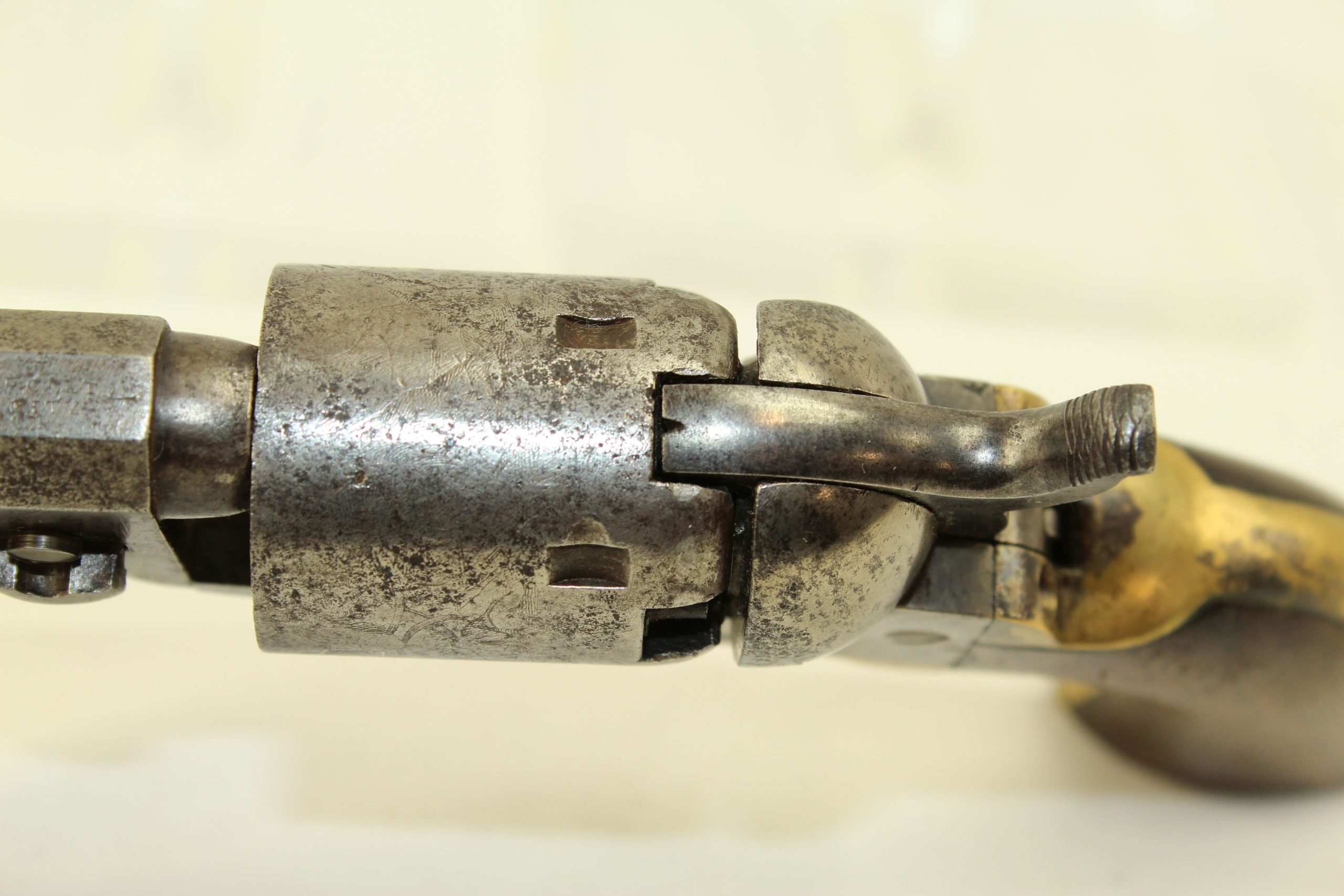 Antique Colt 1849 Pocket Revolver Fort Abraham Lincoln Dakota Civil War ...