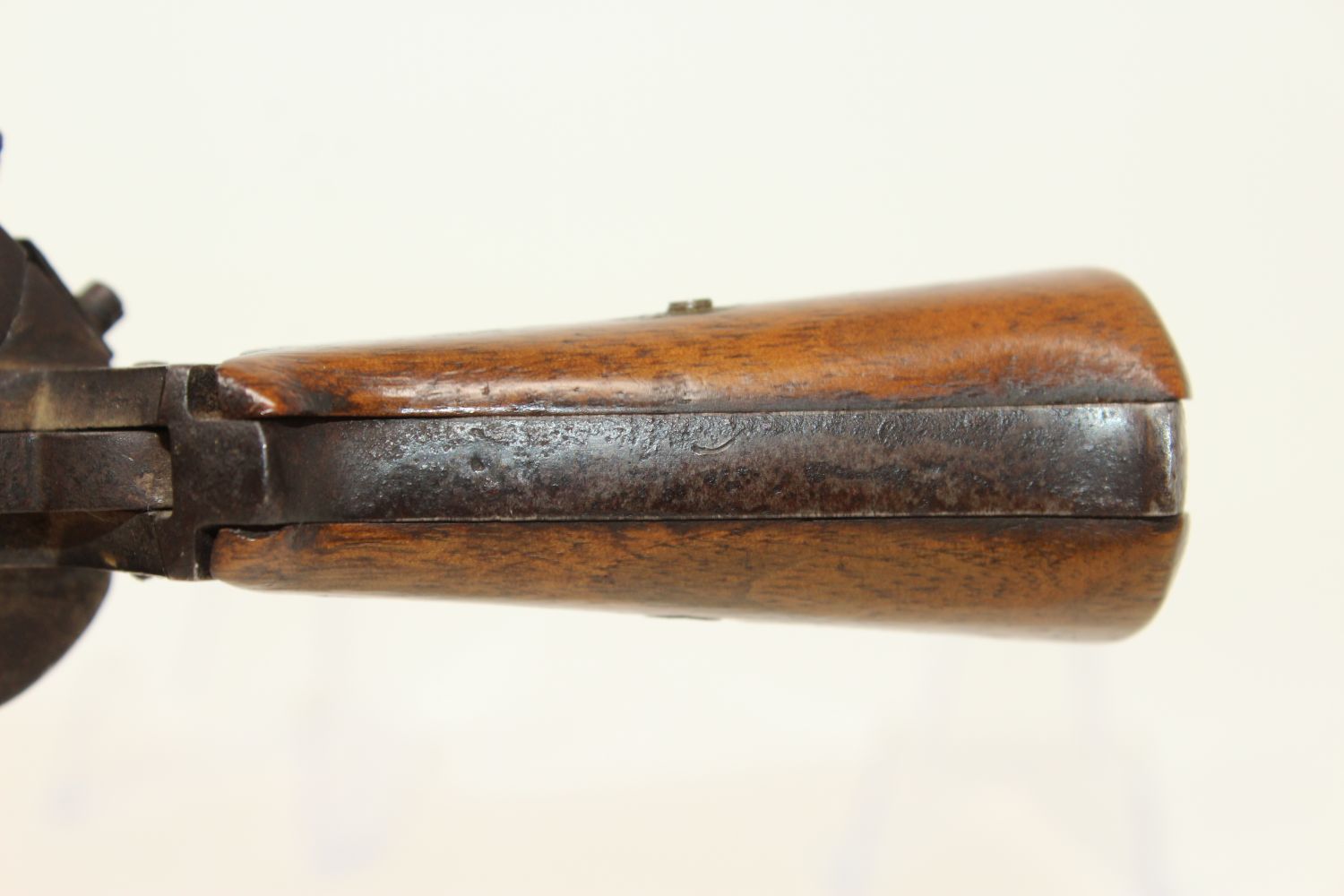 Belgian Folding Trigger Double Action Pinfire Revolver C&R Antique005 ...