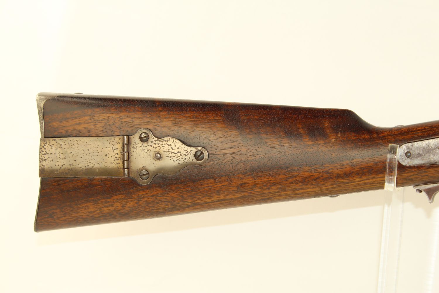 Sharps Single Shot Percussion Rifle with Texas Marked Heavy Barrel 12. ...