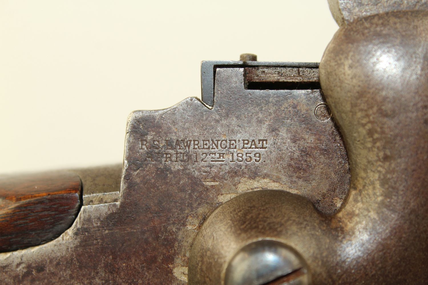 Sharps Single Shot Percussion Rifle with Texas Marked Heavy Barrel 12. ...