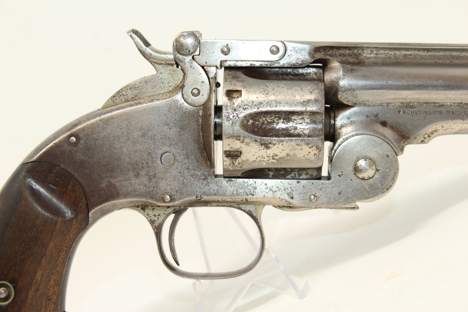 Smith & Wesson No. 3 Schofield Single Action Revolver with Wells Fargo Markings C&R Antique007 ...