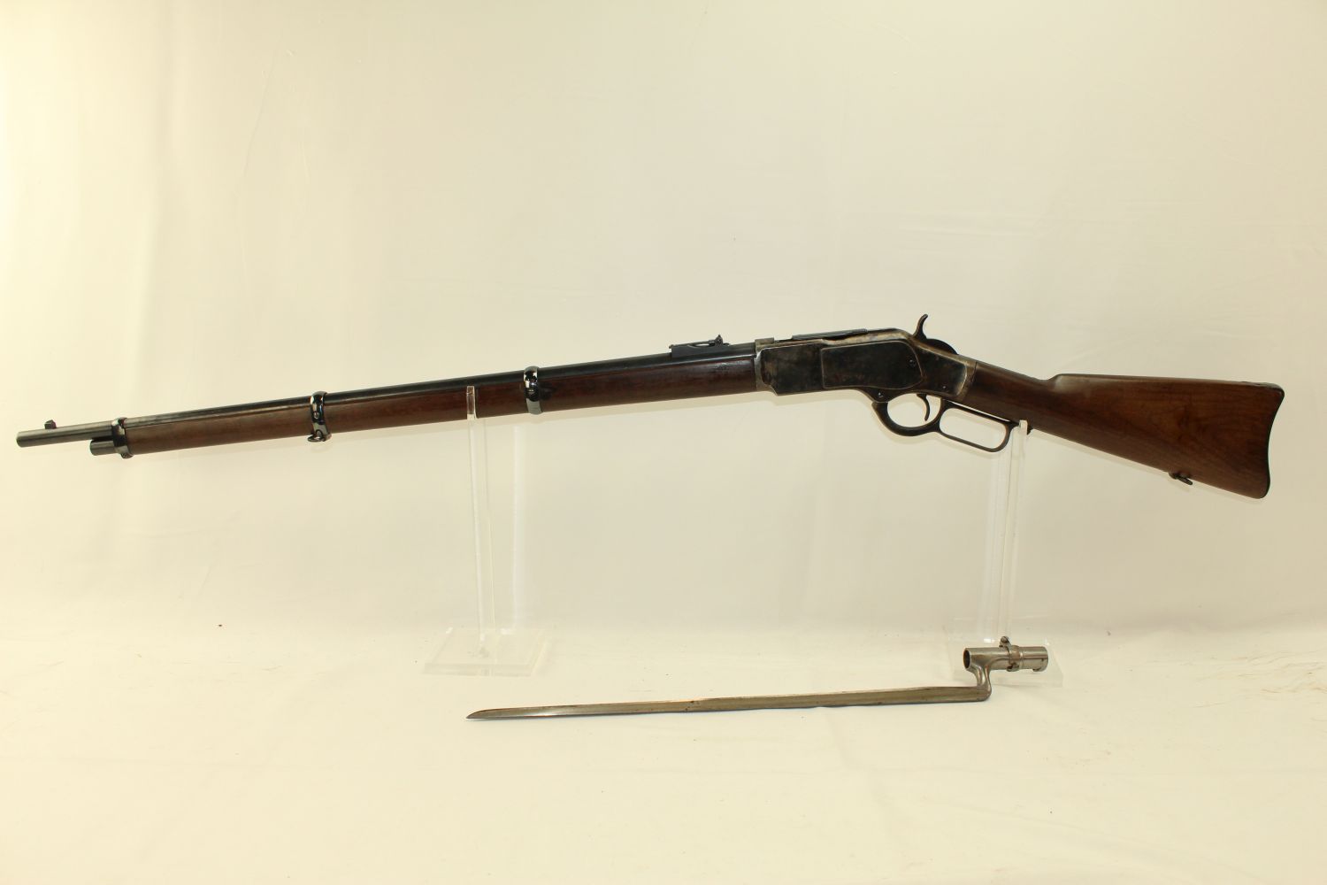 Winchester Model 1873 Musket with Bayonet 12.20 C&R Antique001 ...